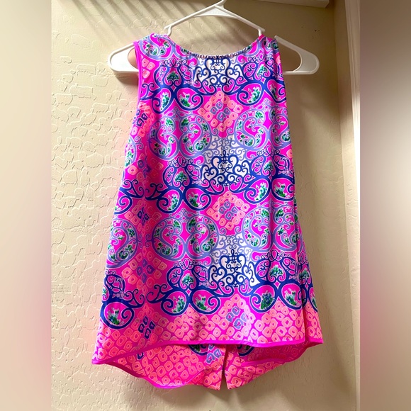 Lilly Pulitzer | Tops | Lilly Pulitzer Silk Iona Shell Top | Poshmark